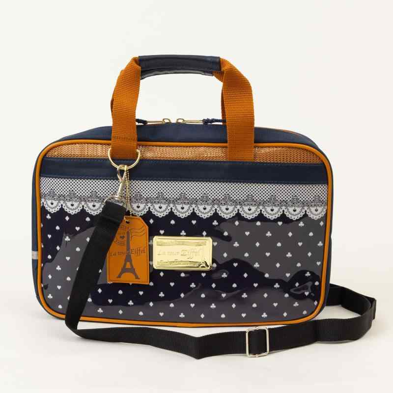 エコール教材(Ecolekyouzai) 書道セット (ラトゥールエッフェル 小学校 小学生 女子 女の子 かわいい 習字セット 書道用具)エッフェル塔をイメージした 金色のエンブレムがデザインされた書道セット。 レザー調のエッフェル塔のキ...