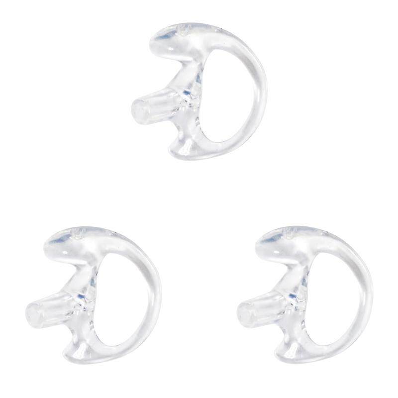 TWAYRDIO チューブ式イヤホン用 イヤピース イヤーモールド 右耳用 エアチューブ用 置き換え部品 置換用パーツ アクセサリー (3個)チューブ式イヤホン、イヤホンマイク用イヤーモールドです。イヤホンのチューブにイヤーモールドを装着す...