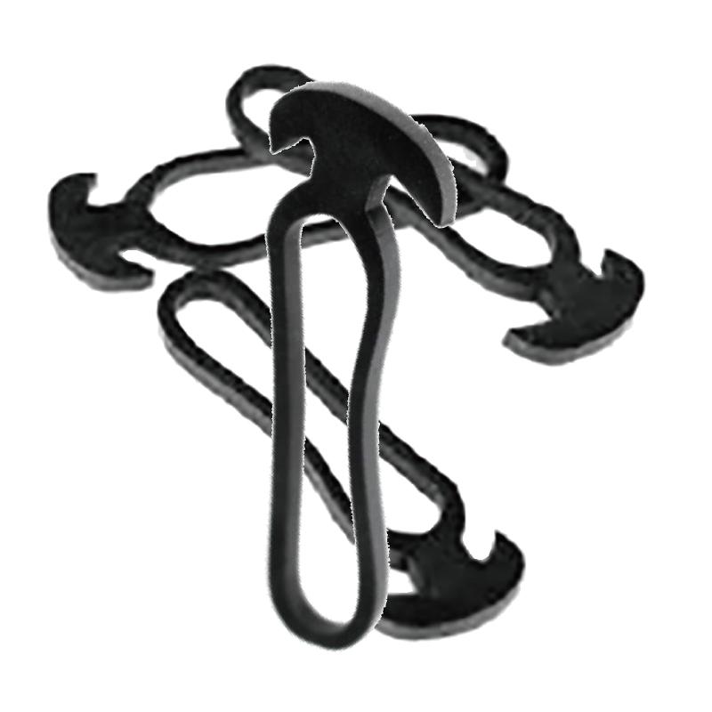 KAPI`S 楽らくアンカーバンド お試し全種入りパック 結束 誘引 支柱 ネット 園芸 ガーデニング 農業 野菜 果実 EPDM 耐光性 耐水性 耐オゾン性 配線ケーブル 長持ち 5種類のサイズ 5種類の入数 A