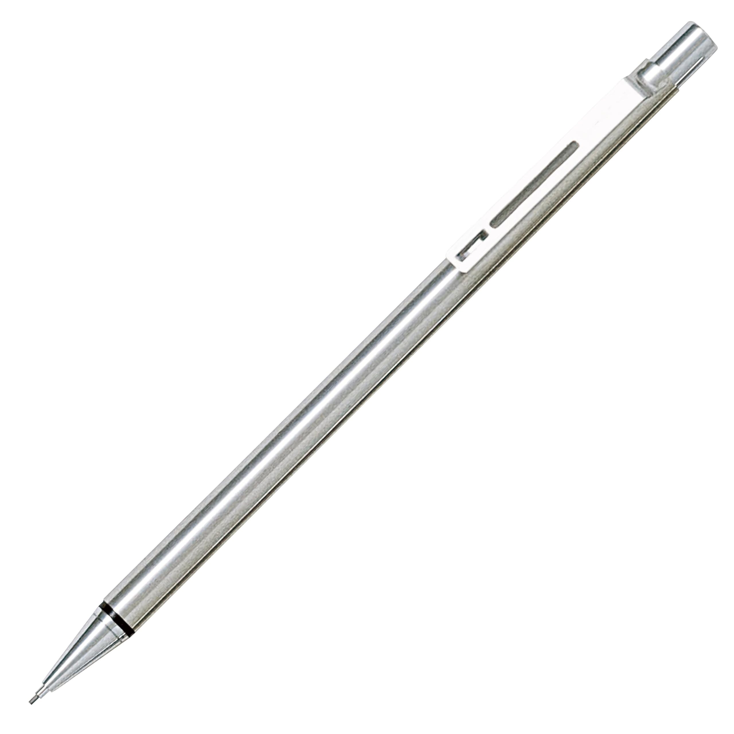 【サイズ】最大径Φ5.6mm　全長 111mm。【芯の太さ】0.5mm。【本体カラー】シルバー。【素材】軸：ステンレス。【方式】ノック式Pilot パイロット ミニシャープペンシル バーディ 0.5mm シルバー (HS-40S) / コン...