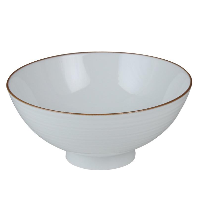 白山陶器 寸飯碗 白 白磁千段 HAKUJISENDAN 波佐見焼 日本製