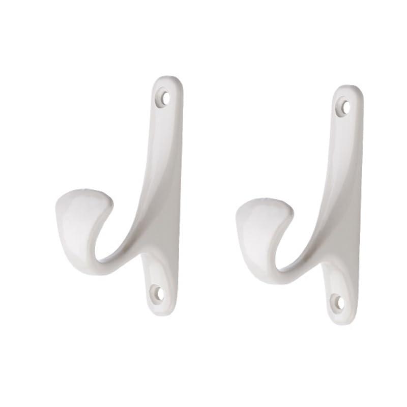 亜鉛合金金属 カーテンパーツ ふさかけ ロビン 2個1組鋳锌合金を使用した丸みを帯びたデザインで、シンプルながらエレガントなカーテンフィックスチャです。打孔式の設置により、重いカーテンも吊り下げることができます。耐荷重は1kgで、2点セット...