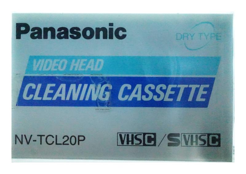 Panasonic【VHS-C】【S-VHS-C】専用 高機能クリーニングカセット NV-TCL20PビデオヘッドクリーニングカセットVHS-C　S-VHS-C　専用