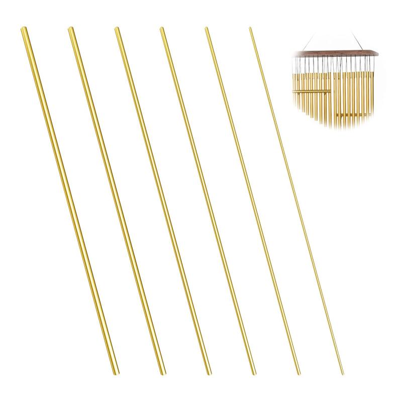 真鍮棒 6本入 真鍮丸棒 0.5/1/1.5/2/2.5/3mmx200mm ソリッド ホビー用素材 DIYクラフト製作用 模型車 ヘリコプター 飛行機用✨【黄銅製・精密丸棒セット】 真鍮（黄銅）を素材とした、φ0.5/1/1.5/2/2....