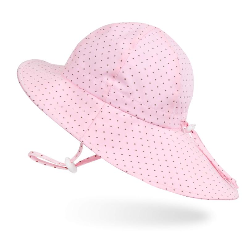 [Ami&amp;Li tots] ベビー 帽子 キッズ 子供 日よけ 帽子 女の子 赤ちゃん uvカット 帽コットン広いつば太陽の帽子調節可能な UPF 50【通気性】裏は100％の綿で、柔らかくて通気性もいい原料を使っています。夏にこの...