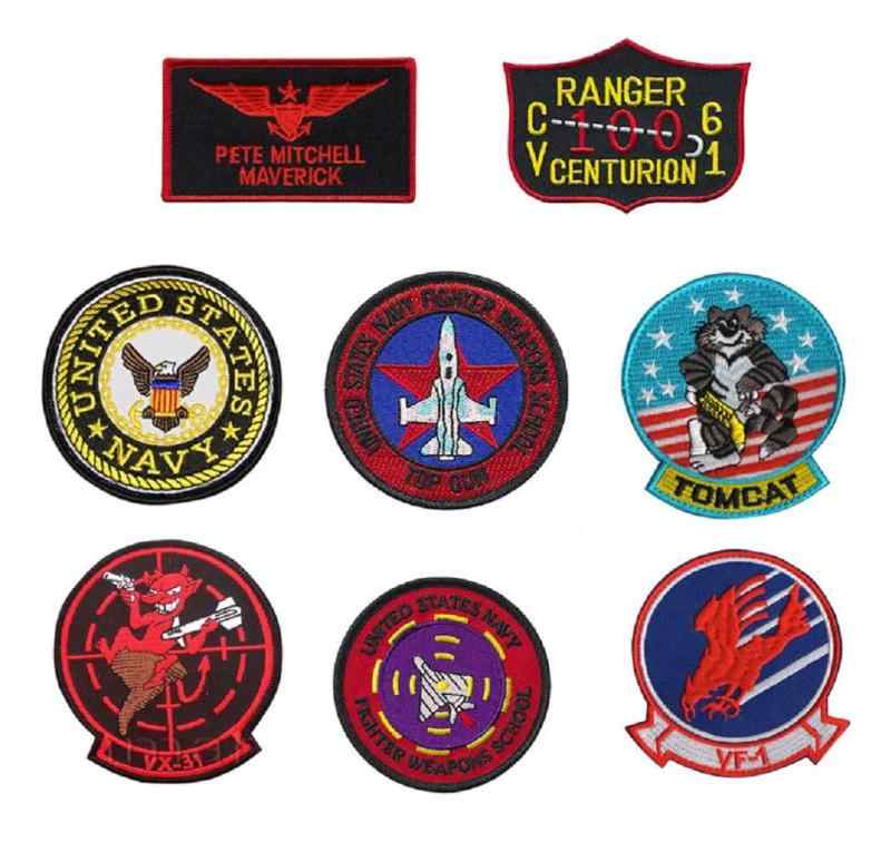 Phoenix Ikki アメリカ軍 USネイビー USエアフォース トップガン TOP GUN マーヴェリック MAVERICK 刺繍 パッチ ワッペン 勲章 腕章 紋章 アップリケ フライトジャケット映画「トップガン」の舞台となるアメリ...