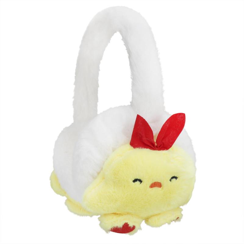 [Afindern] 耳あて 女の子 うさぎ かわいい イヤーマフ キャラクター ファー ふわふわ あったか 防寒 防風 伸縮可能 携帯便利 お出かけ アウトドア 自転車 通学 誕生日 クリスマス プレゼント ワンサイズF：耳あて直径 約1...