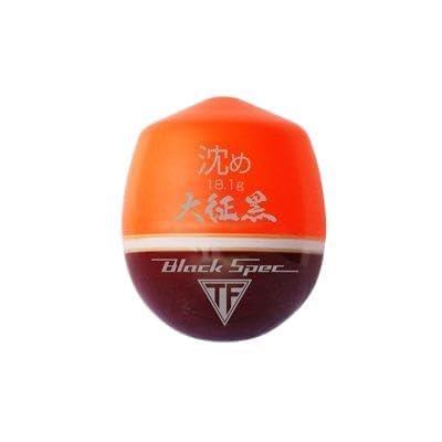 釣研(TSURIKEN) ウキ 大征黒 スカーレット 沈めカラー:スカーレット浮力:沈め重量(g):18.1穴径:Φ2最大外径×全長(mm):30×36