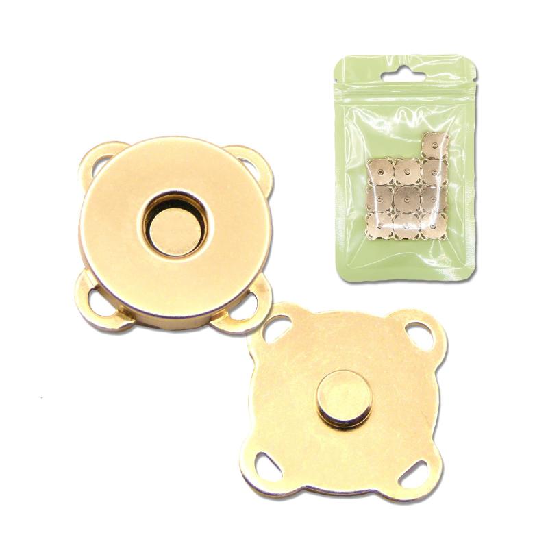 JoyWave マグネットボタン 14mm/18mm 5色 10組入り 縫い付け 鉛検査済み 国内検品 磁気ボタン 手縫い式 手芸セット内容：縫い付け式マグネットボタン10組入り。オス10個・メス10個の合計20個セットで、使いやすく整理し...