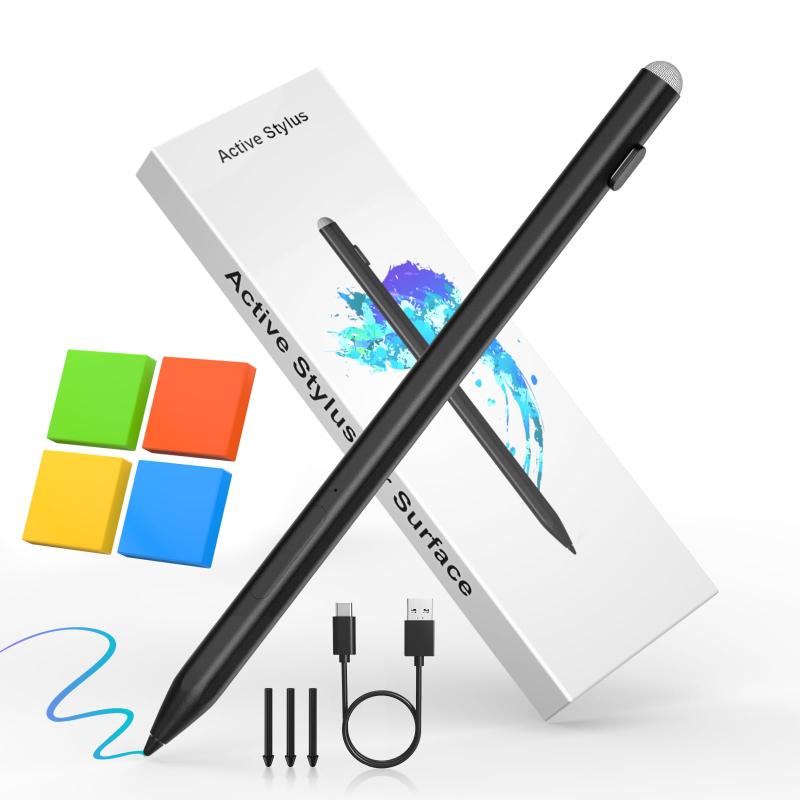 Surface ペンSurface用タッチペン 4096筆圧感知/磁気吸着機能/超高感度