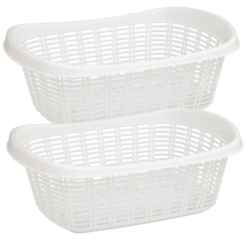 平和工業 脱衣かご ホワイト BASKET