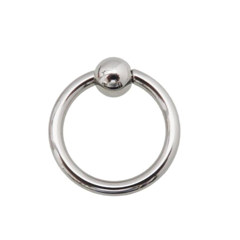 [PIAcollection] ボディピアス キャプティブビーズリング 8G シルバー スプリングボール ステンレス ボディーピアス 内径10mm ボール径6mm 8cbr10/6sv●素材：ステンレス シルバーカラー形状:ゲージ/8G(約...