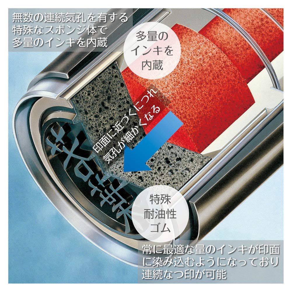 【ご注意】印面完成品です。(印面オーダータイプではありません)。【サイズ】Φ18.8×68.3mm。【仕様】浸透印 【専用補充インキ(別売)】XLR-9N(カートリッジ式)。【印面サイズ】9.5mm 【インキ色】朱色。【名前】鈴木 【書体】...