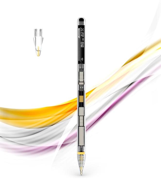 MagPencil iPad用マグネティックスタイラスペン ワイヤレス充電 WORLD GADGETS【高精度の傾きセンサー内蔵】 　まるで鉛筆のように、ペンを傾ければ太く、立てれば細いラインをなめらかに描くことができます。【詳細スペック】...