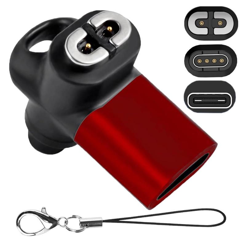 2-in-1 充電コンバーターアダプター - ガーミン用変換アダプター shokz 充電ケーブル Garminウォッチ＆1Shokzヘッドフォン専用– プレミアムアダプターケーブルで安定した充電体験 ガーミン＆Shok2-in-1 充電ソリ...