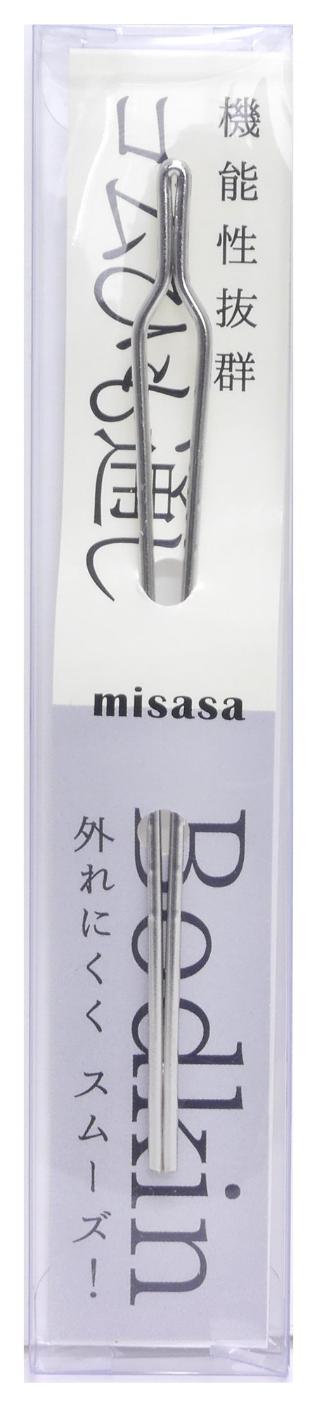 品番:8156。入り数:1個。材質:スチールミササ 手芸用品 機能性抜群 ゴムひも通し 12cm 1個 8156 / Pack of 1