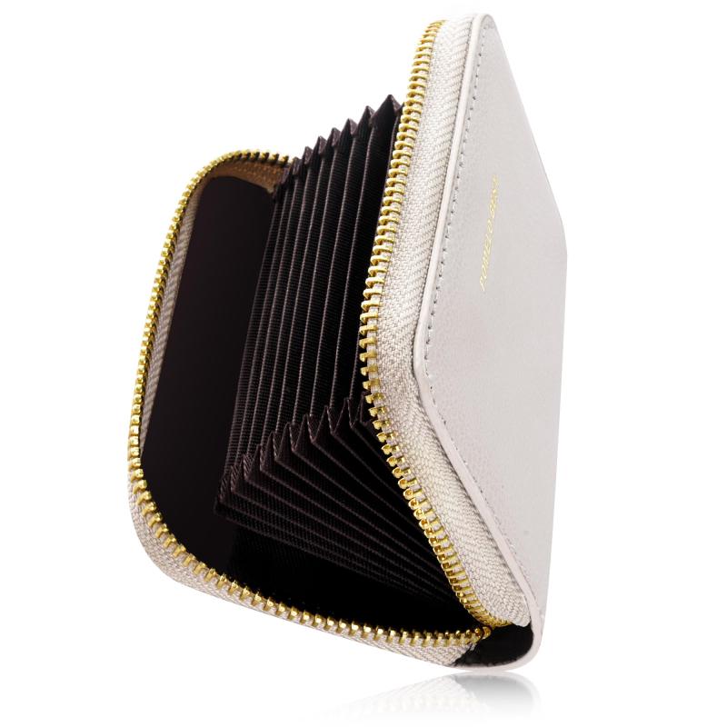 [Pomelo Best] クレジットカードケース カード入れ 定期入れ スキミング防止 大容量 じゃばら メンズ 薄型 シンプル【コンパクト ＆ 軽量】小さなバッグにもスッと収まる、縦8cm×横10.5cm×厚み2cm、重さ約60gのコン...