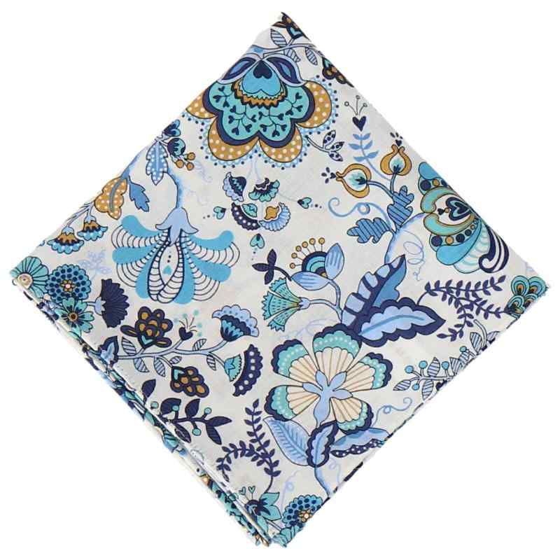 INTERMODE MADE WITH LIBERTY. FABRIC(インターモード メイド ウィズ リバティ ファブリック) ハンカチレディースプリントハンカチ 19001043 ハンカチ 女性 花柄 Mabelle(メイベル)レディー...