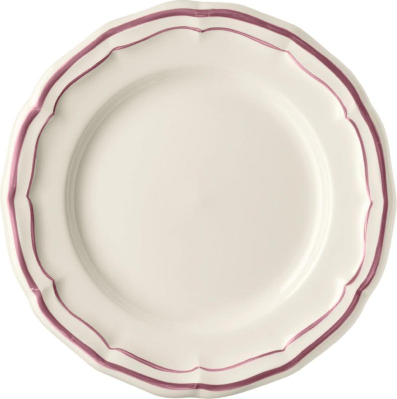 ジアン(GIEN) フィレピヴォアン(Les Filets PIVOINE) プレート材質：硬質陶器