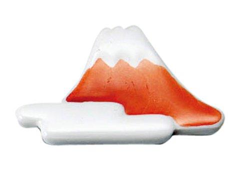 有田焼 富士山 箸置 赤 富士山 484834サイズ:4.8×2.9×高さ0.8cm本体重量:11g素材:磁器原産国:日本