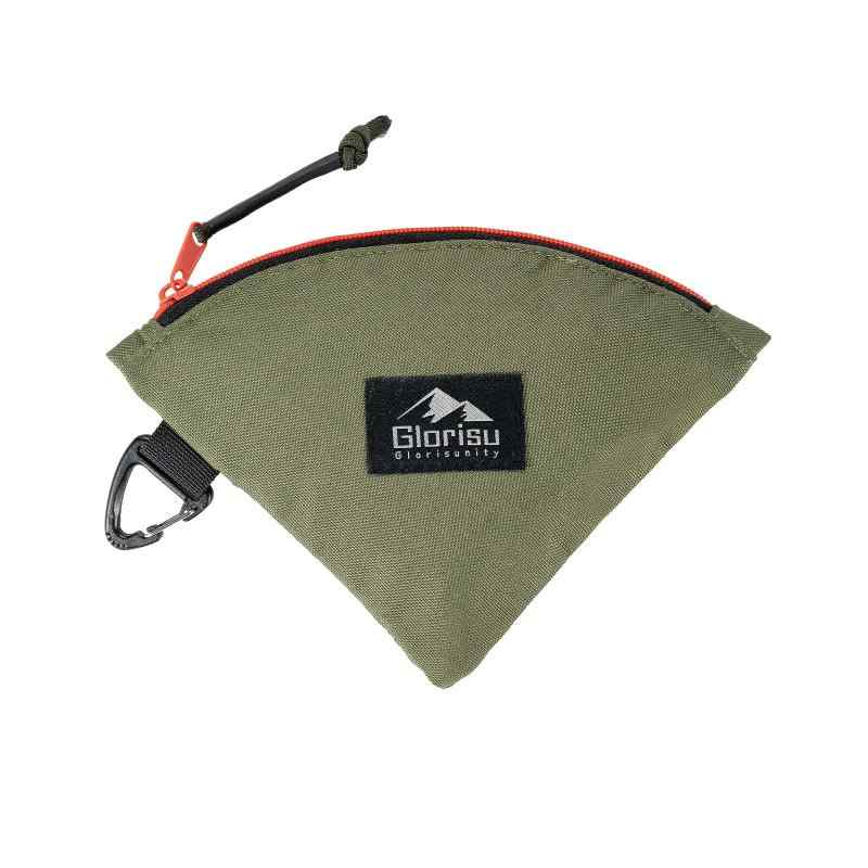 Glorisunity コーヒーフィルター ケース ペーパーフィルター ケース ハリオ V60 ペーパーフィルター 円錐型防水防塵 キャンプ アウトドア カラビナ付き 軽量 携帯 家庭用