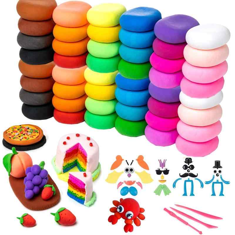 超軽量ねんど ねんどセット DIY おもちゃ 手作りツール付属しています 男の子 女の子 誕生日のプレゼント 自然乾燥超軽量ねんど 粘土遊び 6歳以上