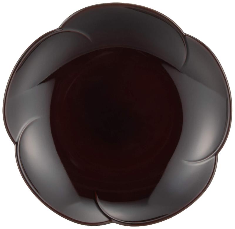ミタニ 山中漆器 中皿 ダークブラウン 15cm 山中塗 梅型 5.0 銘々皿 M17347-5サイズ:約15×2.2cm素材: PET樹脂生産国:日本