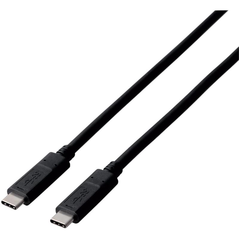 エレコム スマホ用USBケーブル/USB3.1/認証品/1.0m/ブラック詳しくは「商品の仕様」「商品の説明」をご確認ください。USB Type-C端子を搭載したパソコンやAC充電器と、USB Type-Cを搭載しているスマートフォンなどの...