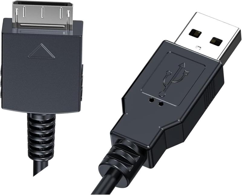 HUIKKJP ウォークマン USBケーブル 1.2m WMポート 変換 データ転送 充電ケーブル 急速充電このUSB AオスからWM-PORTオスへの接続ケーブルは、ウォークマンデバイスの充電とデータ転送をサポートするために設計されており...