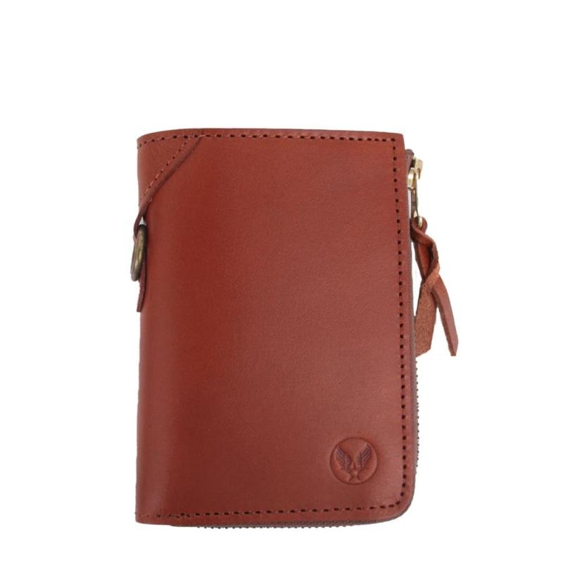 バッファローレザー ミドルウォレット AX9301Material<br>牛革（バッファローレザー)<br>Size <br>W14cm×H9.5cm×D2.5cm<br>Weight<...