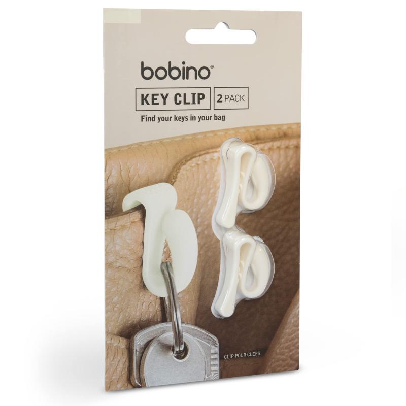 Bobino Bobino キークリップ 2個パック - スタイリッシュなミニマリストオーガナイザー PAPER_CLIP_CLAMP