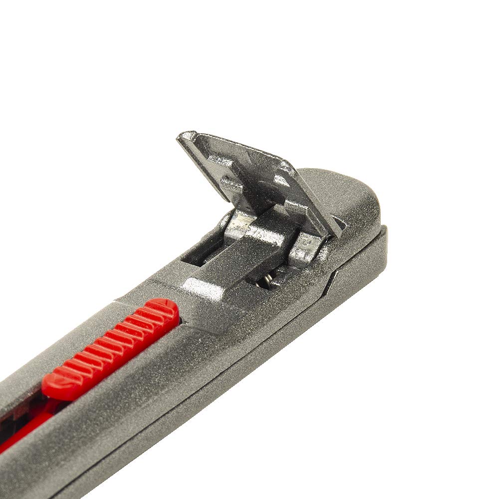 本体:ダイキャスト(亜鉛合金)。重量:60g。本体サイズ(長さ):145mm。色: マルチカラーグランツ カッター 完全刃ブレ防止機能付カッター GZ-GB マルチカラー / リトラクタブル・ブレード・カッター(Retractable Bl...