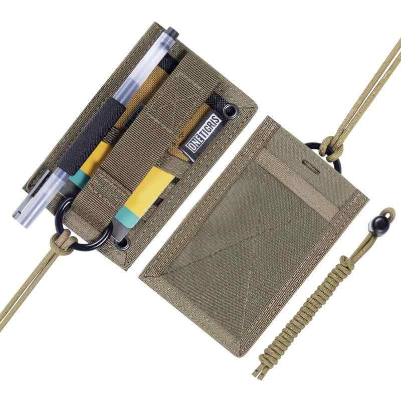 OneTigris IDカードホルダー ペンホルダー付き カードケース ミリタリー風 シンプル 仕事用・通学用・サバゲー用など カード収納整理 CORDURAナイロンOneTigris IDカードホルダー ペンホルダー付き カードケース ミ...