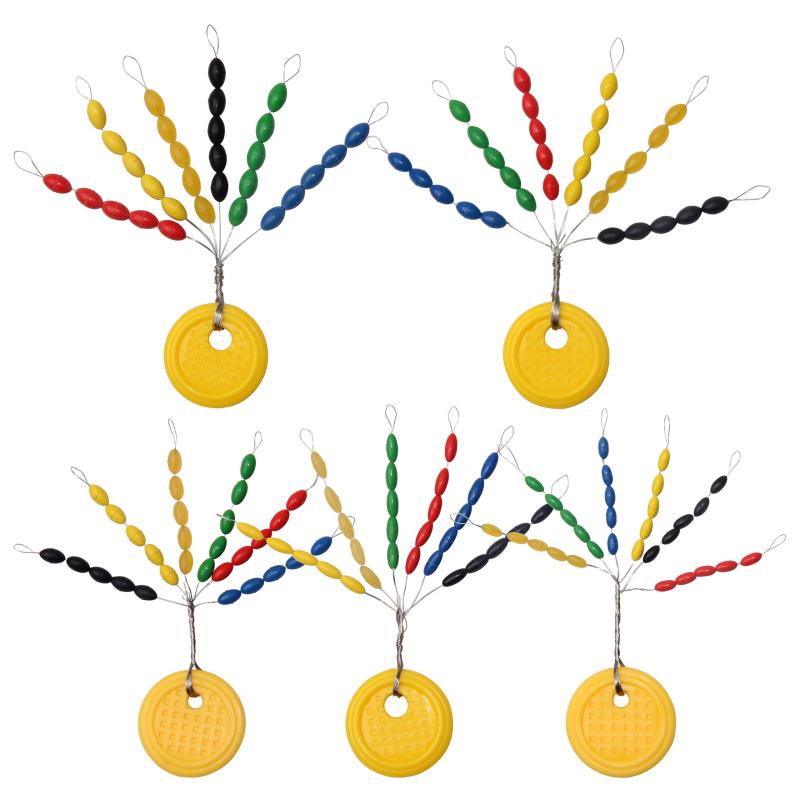 SHADDOCK ウキ止めゴム 30 in 1 600個 セット ワンタッチ 釣り浮きストッパーセット 6色楕円形 SS S M L LL