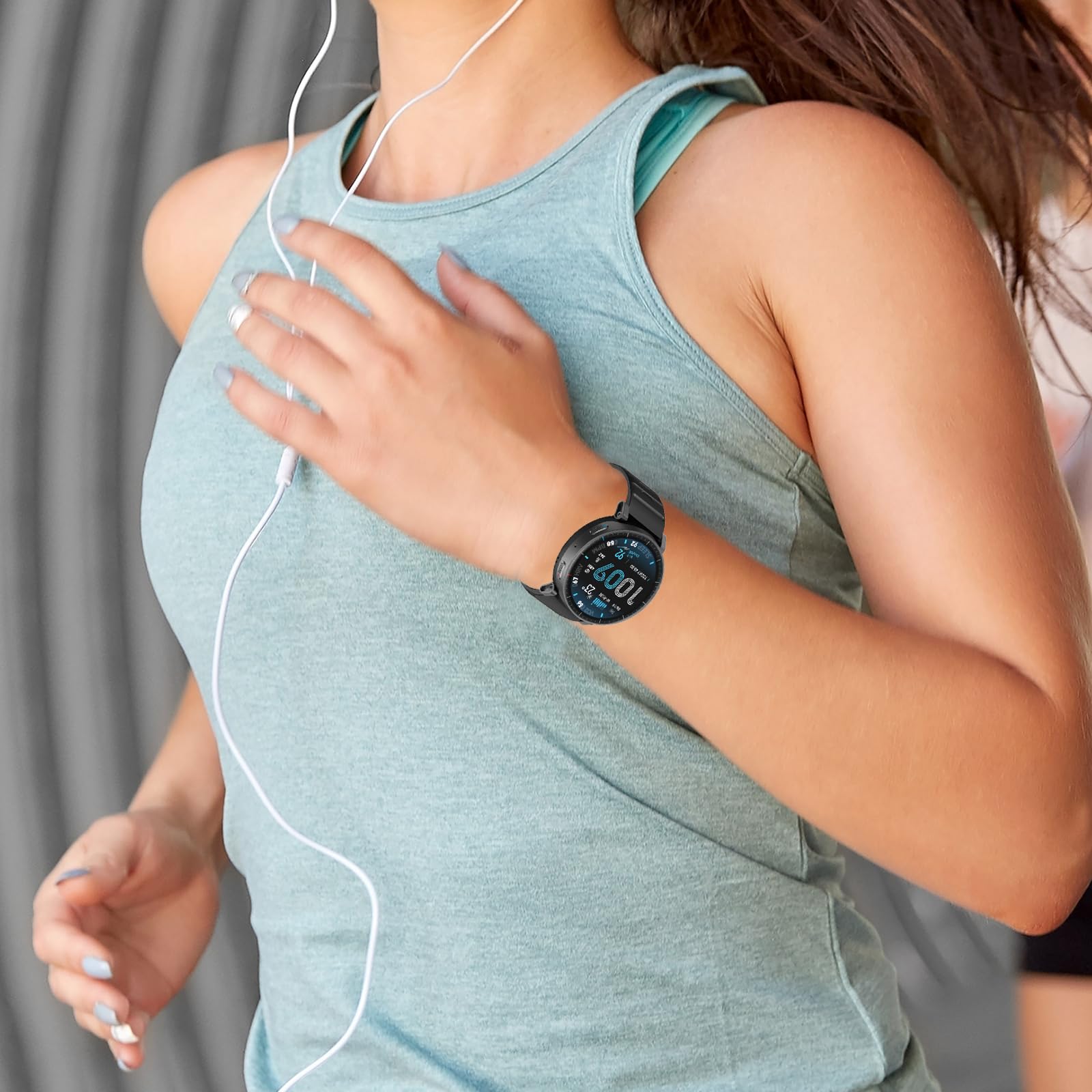 【対応機種】For Amazfit Active Max 48mmスマートウォッチに対応；ご注意：スマートウォッチ本体含まれておりません。。【柔らかく通気性】外側にはシリコン素材を採用し、着用時に蒸れにくく、通気性と発汗性に優れています。通...