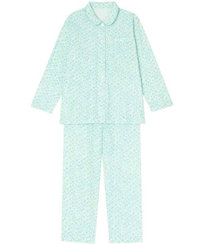 Wing/Wacoal(ウイング/ワコール) パジャマ長袖・長ズボン 上下セット 綿100%(表側・肌側) パイル素材(肌側) 家庭用タンブル乾燥機対応 シャツタイプ ゆったりシルエットEP8093レディース睡眠を考えた独自設計 ワコール人...