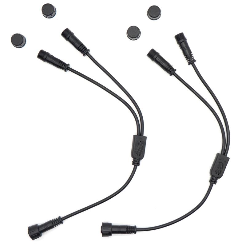 [SMY Lighting] ガーデンライト 地中埋込み 屋外照明 家庭用 IP67 防水 2ピン PVC DC12Vコネクタ外径：15mm 内径：8mmジャック外径：10mmサイズ：素材：PVC防水レベル：IP67