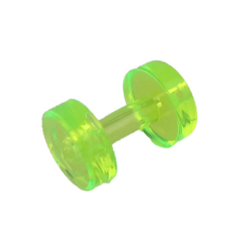 [PIAcollection] 透明ピアス フレッシュトンネル アクリル 12G グリーン 透明 ボディピアス ボディーピアス イヤーロブ アウターコンク トラガス インナーコンク frtac12ggr素材：アクリル/ゲージ:12G(約2....