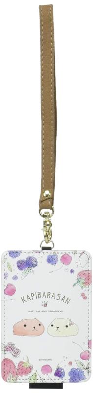 グランサンク カピバラさん ICカードケース 【ホワイト】 mkb-16-mono11