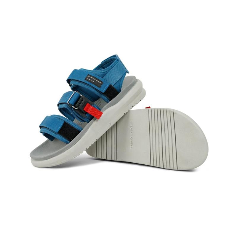 HIJACK SANDALS(ハイジャックサンダル) ASTRO スポーツサンダル スポサン ストラップサンダル キャンプ アウトドア レディース メンズ ブルー【HIJACK SANDALS / ハイジャックサンダル】2010年にインドネ...