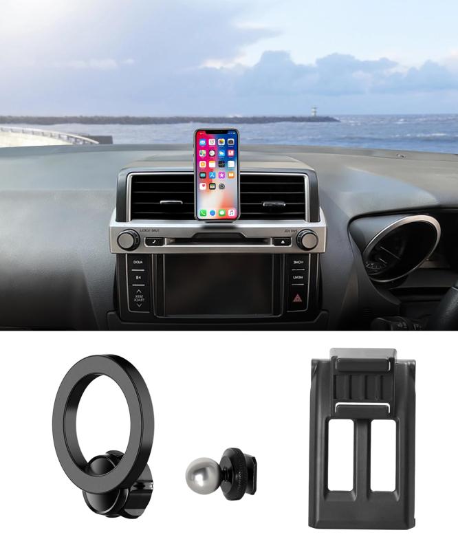 MaserWeller トヨタプラド専用超強磁力2014年-2023年トヨタプラド スマホホルダー マグネット