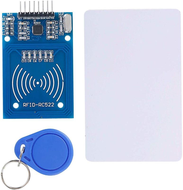 SunFounder RFID RC522 モジュール,MFRC522 RFID カードリーダー,S50スマートNFCカードとICタグ付き,Arduino/Raspberry Piに適用コアチップ：MFRC522チップ使いエリア：RFカード...