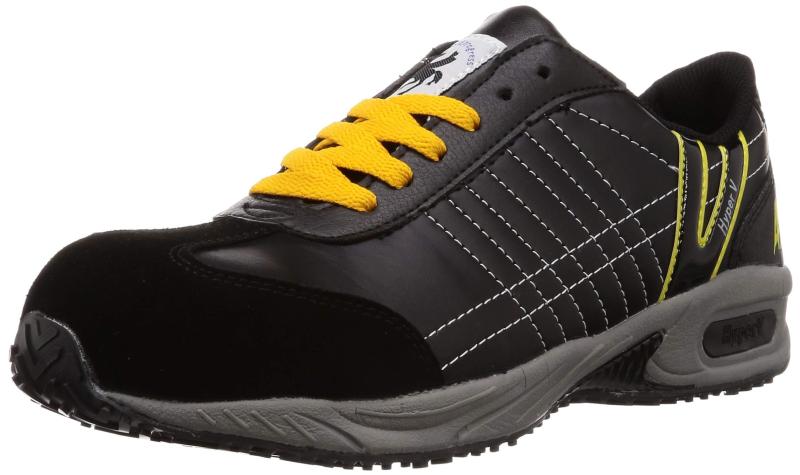 nisshin rubber(日進ゴム) メンズ ハイパーV #211 静電 耐油 防滑 軽量 先芯入作業靴先芯: 樹脂先芯重量: 370g(26.0cm片足)