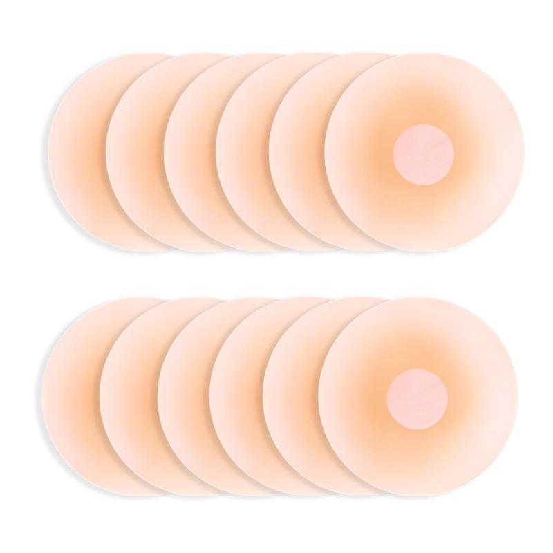 [KSYN KO-KO] ニップレス ニップレス 女性 シリコンニップレス 直径6.5cm 女性用 シリコンパッド キャミソール タンクトップ ドレス 浴衣 水着 高吸着力 繰り返し使える