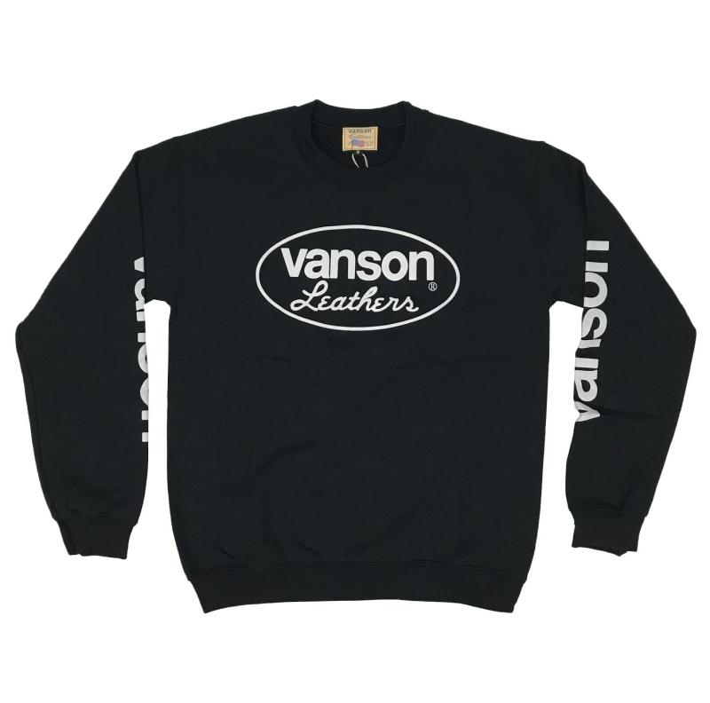 [バンソン] REDSTAR スウェットシャツ -881V437-サイズ：S/M/L/XLサイズはアメリカンサイズですので下記サイズをご確認の上ご注文をお願いします。[身丈]S:66cm, M:68cm, L:71cm, XL:73cm、[...