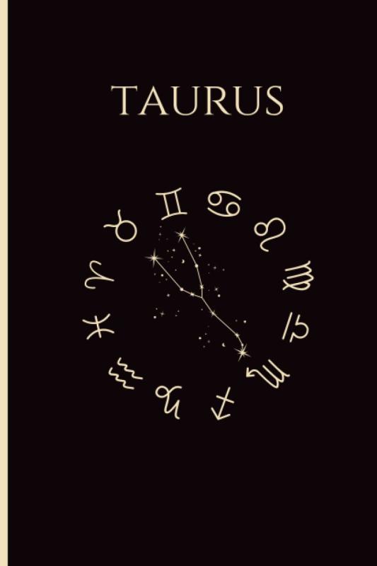 Taurus Journal: Black Journal, Astrology Notebook, Zodiac Sign Journal, Taurus Gift