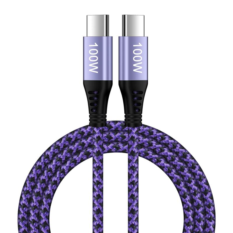 100W PD 超急速充電 ケーブル USB-C TO USB-C ケーブル 【5A急速充電 1.83M】usb Type-C ケーブル タイプc ケーブル usbケーブル