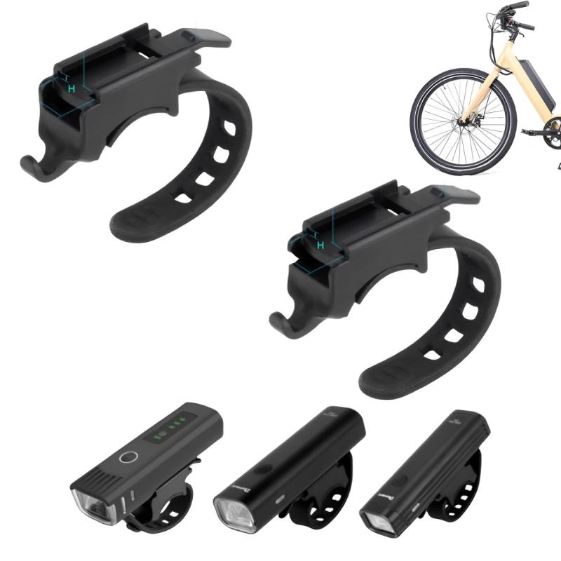 YUWENW 自転車ライトホルダー ゴムバンド 2個セット ライトホルダー ライト 簡単取付 落下防止 交換用 固定用/取付 自転車ライトバンド 専用ベルト ブラケット ベルトのみセット内容：自転車ライトホルダー ゴムバンド 2個セット。 ...