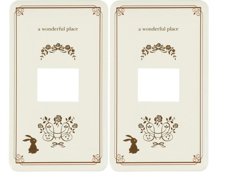 【2個セット】オーム電機 ファッションプレート ウサギ 1口用 スイッチカバー スイッチプレート コンセントプレート 壁スイッチ用 HS-UU01 00-4695 OHM上品な花柄とうさぎの装飾が施された、高級感のあるスイッチプレートです。...