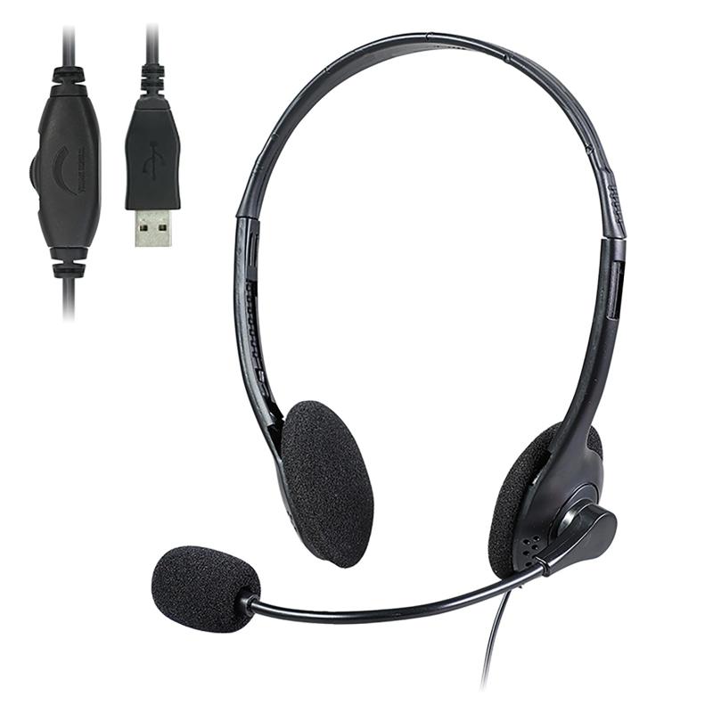 アーテック ヘッドセット(USBタイプ) 51374 /テレワークに/USBタイプ/ボリュームコントローラー付き/首が痛くならないWindows / Chrome Mac OS対応（mac OS 10.15動作確認済）Raspberry P...